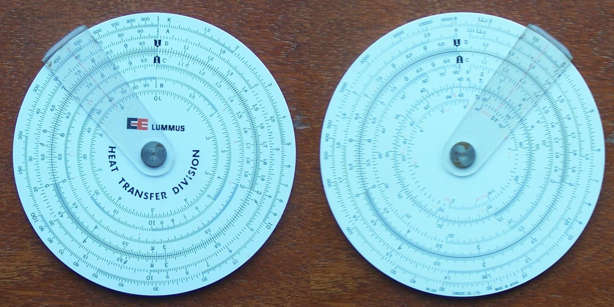 Circular Slide Rules